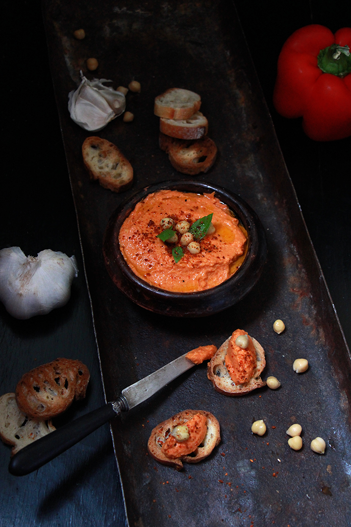 Houmous aux poivrons rouges – Devorezmoi